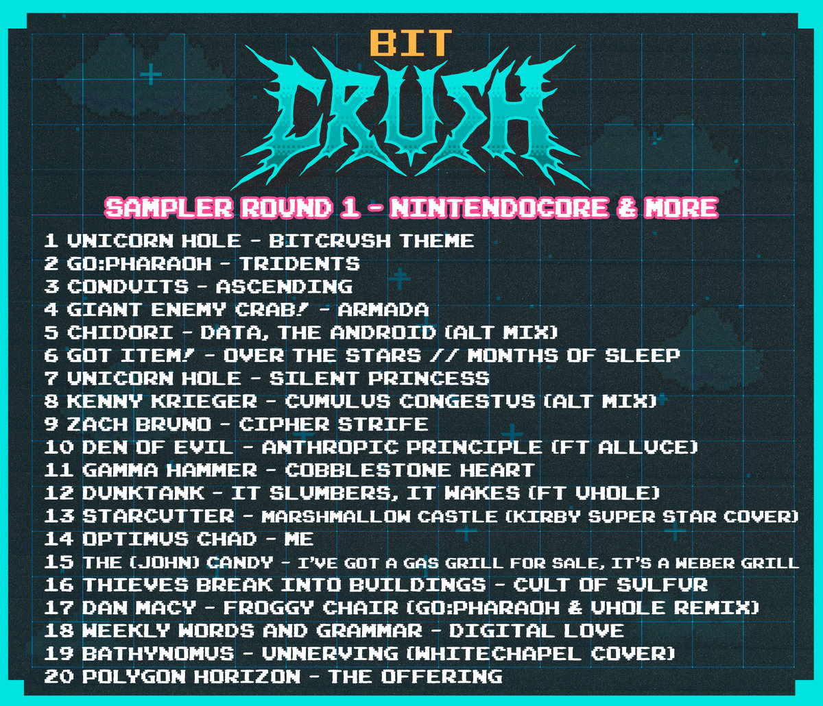 bitCRUSH Sampler Round 1 - Nintendocore & More | Various | Unicorn Hole