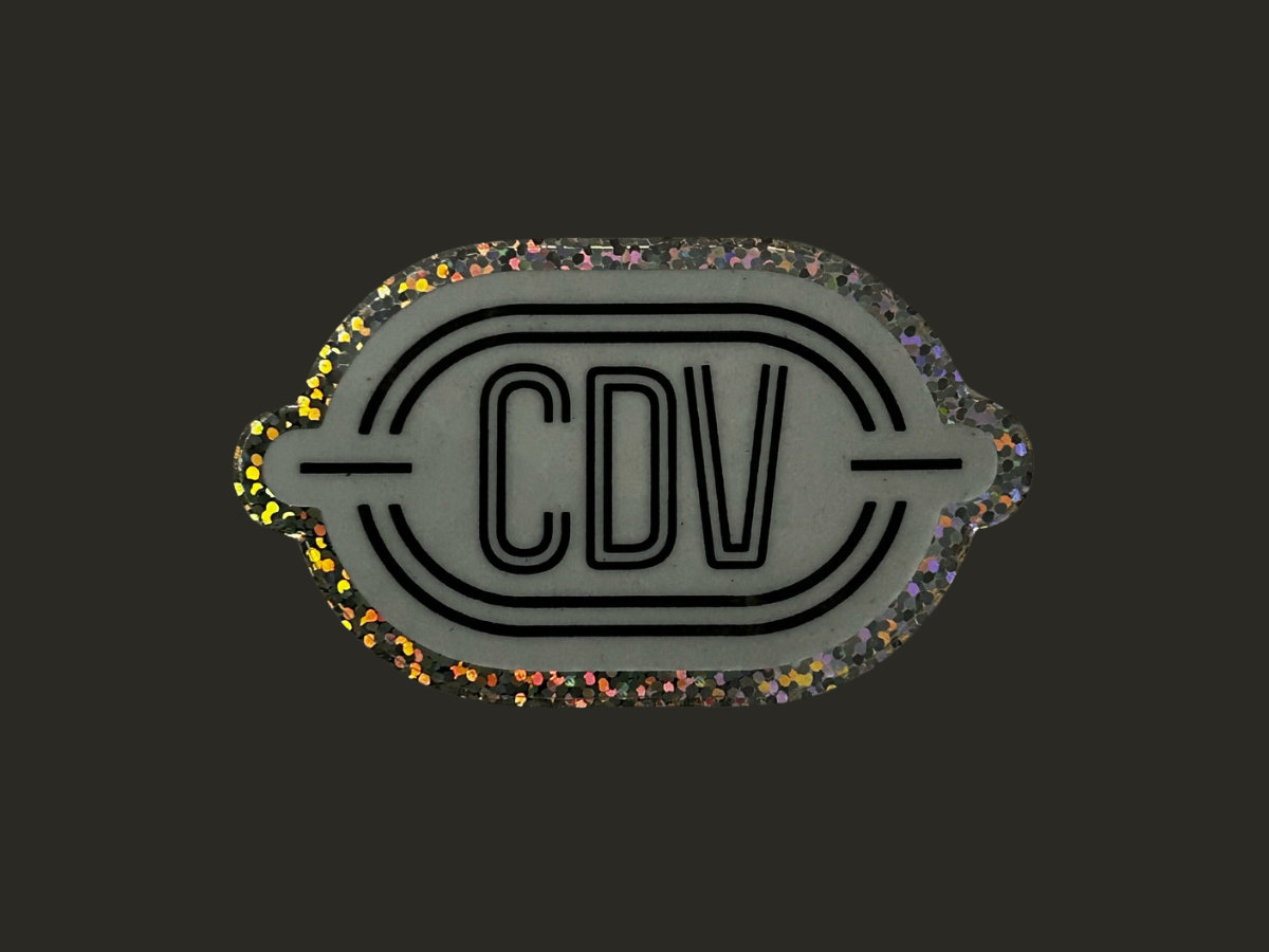 Racetrack Sticker Glitter | Cee Dee Vee