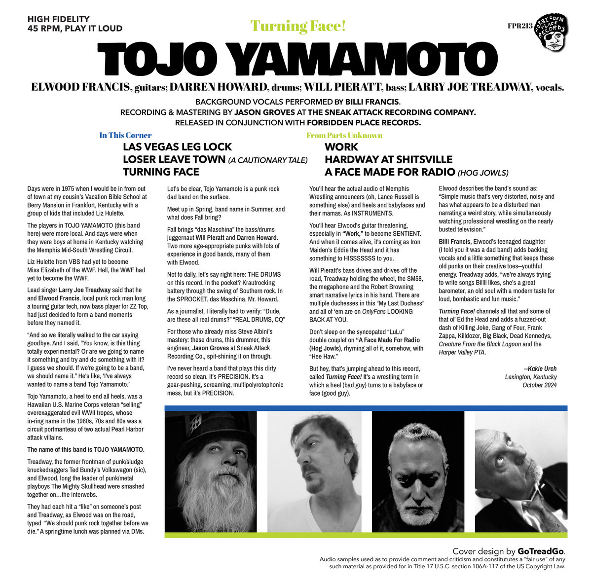 Turning Face! | Tojo Yamamoto