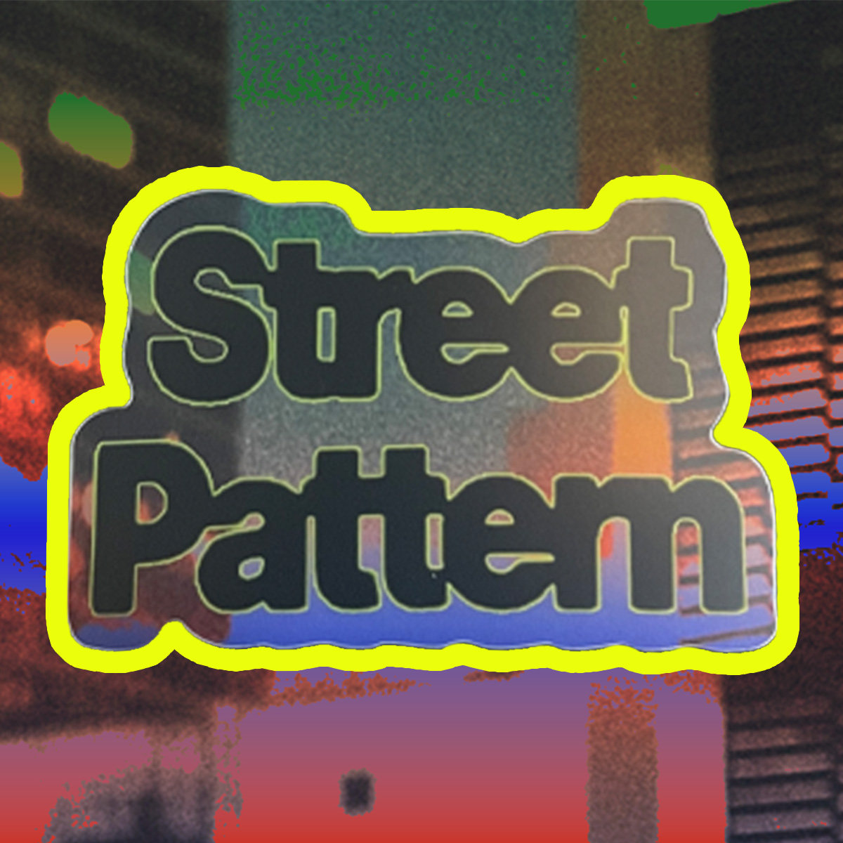 Street Pattern Sticker | Street Pattern