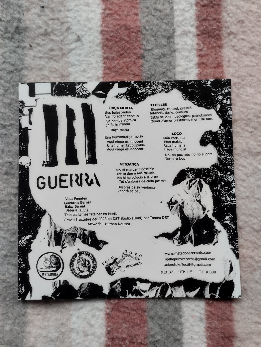 T.R.R. 008 (cara A) - III Guerra/Agathocles Split EP | III Guerra ...