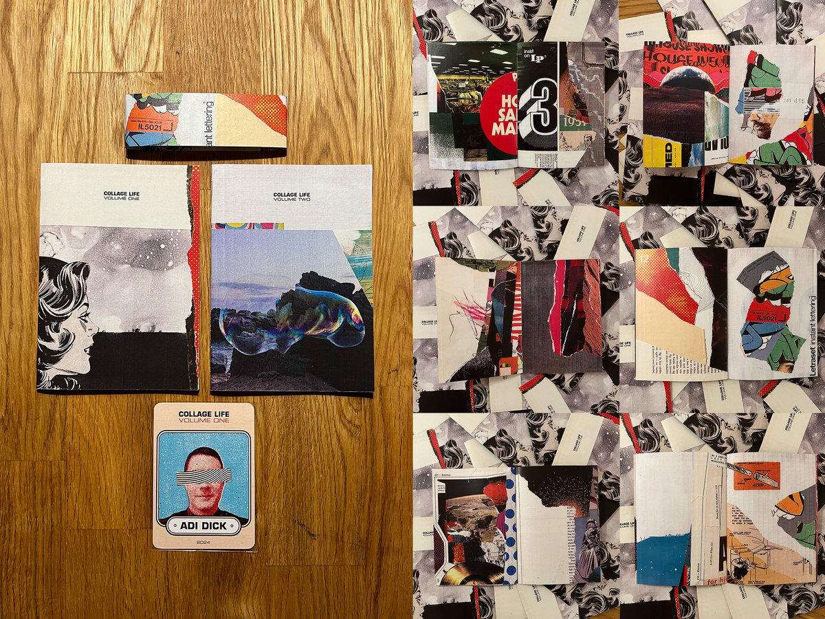 Collage Life Volume One and Two - Double Mini Zine Pack | Adi Dick | AD90