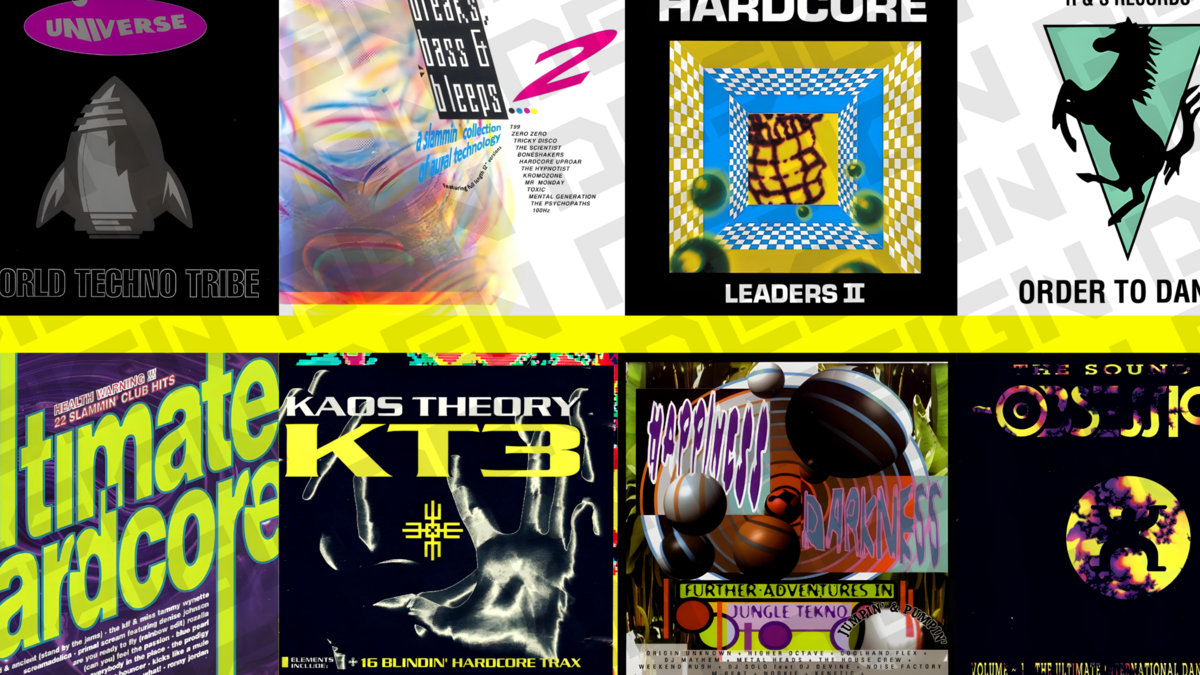 Rave Poster Oldskool 1990 - 1993 Compilation Album A2 Wall Art ! | Boizo
