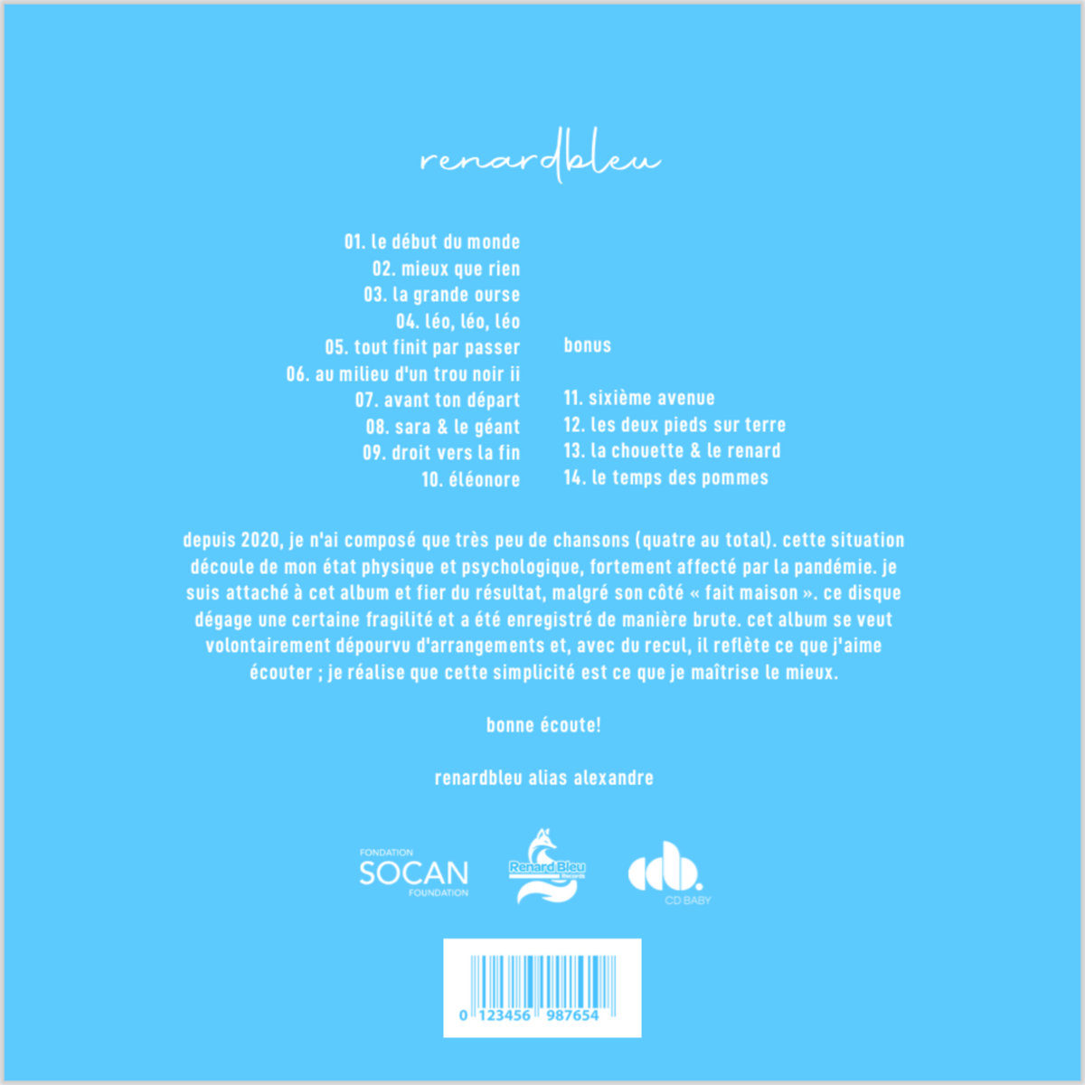 Renard Bleu | Alexandre Brault