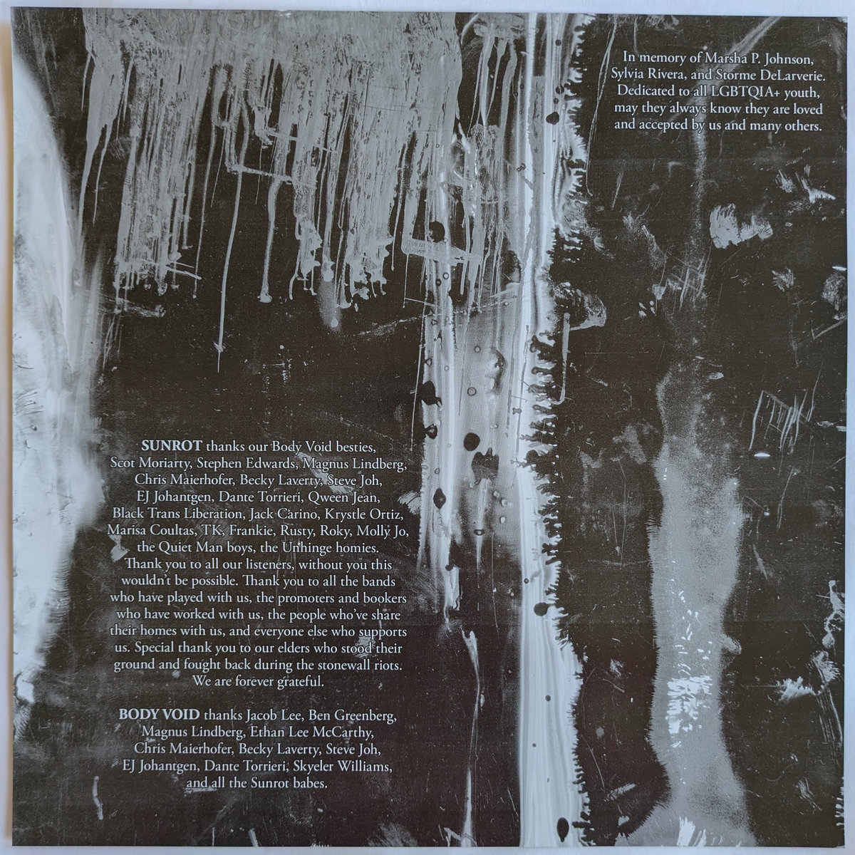 Sunrot // Body Void Split | Riff Merchant Records