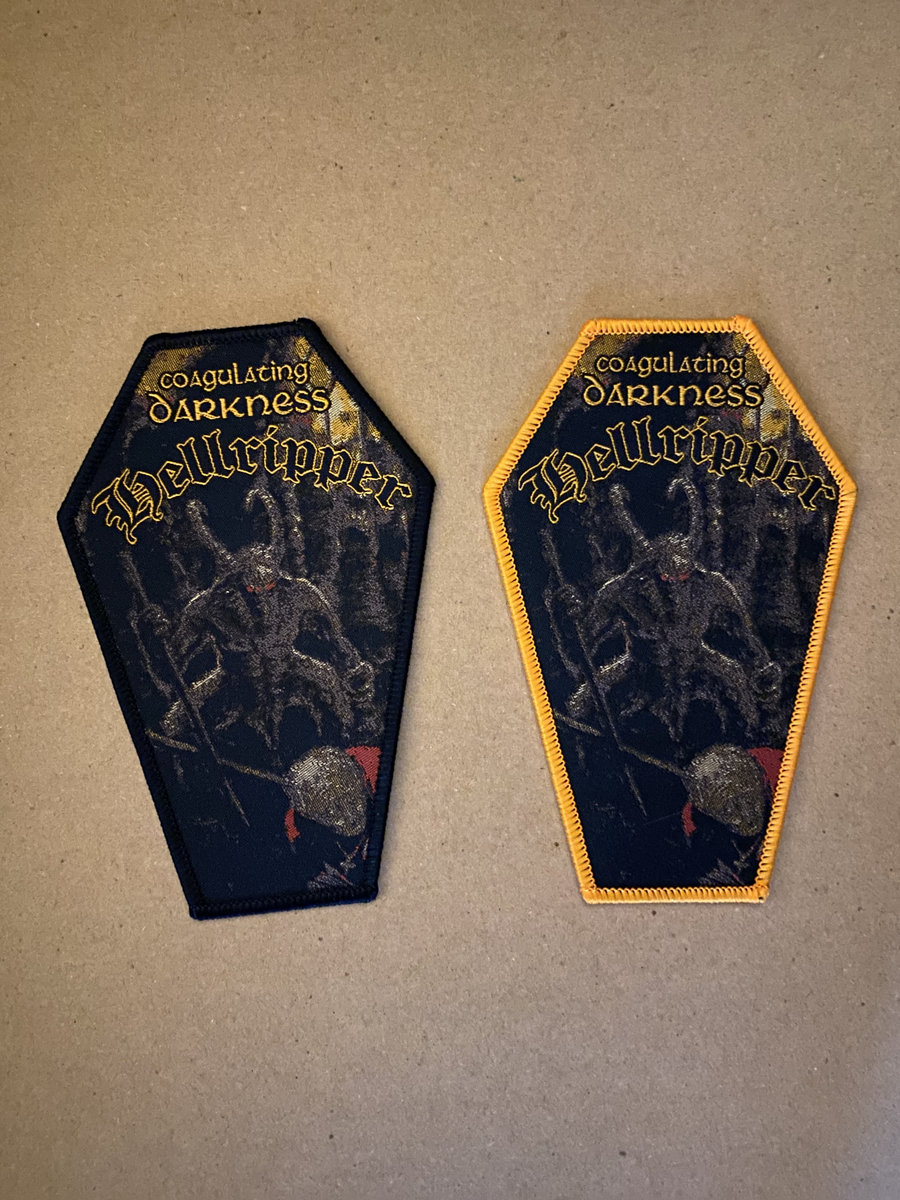 Coagulating Darkness Woven Patch (PullThePlug Patches) | Hellripper