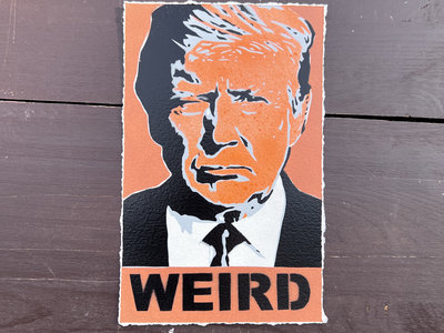 Trump stencil - weird | Rad Radical