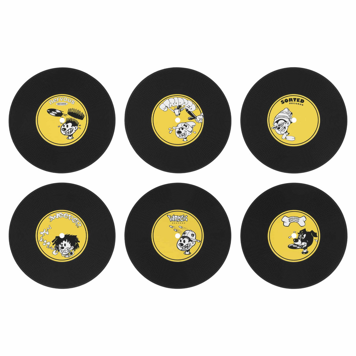 Nervous House Party Coasters | Nervous Records