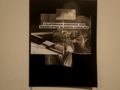 "November Wildfires" (collage, 2024) | STRAIGHT PANIC