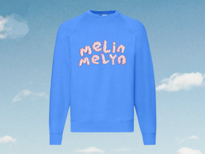 Blue ‘3D Melin Melyn’ Sweatshirt // Crys Chwys ‘Melin Melyn 3D’ Glas ...