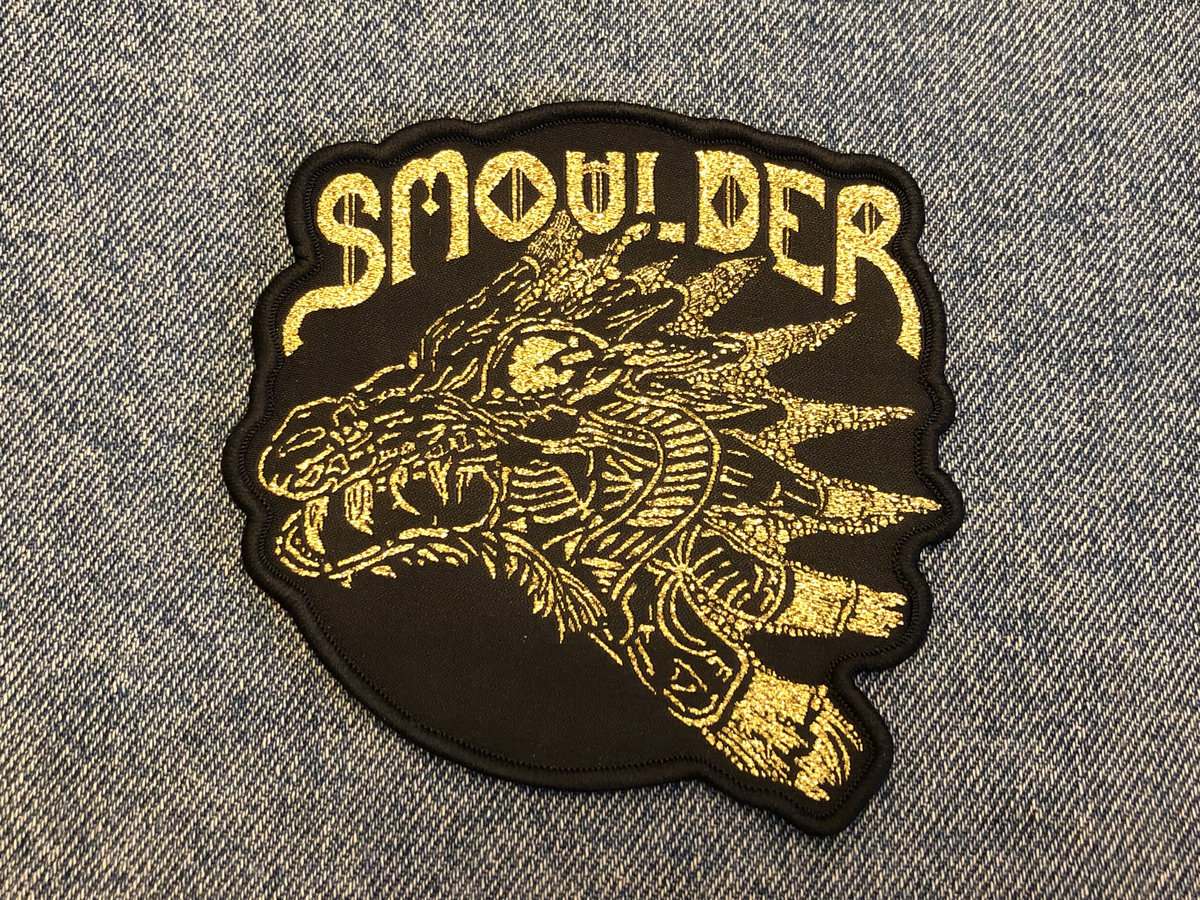 "Gold Dragon" - Woven Patch | Ships Worldwide | Smoulder