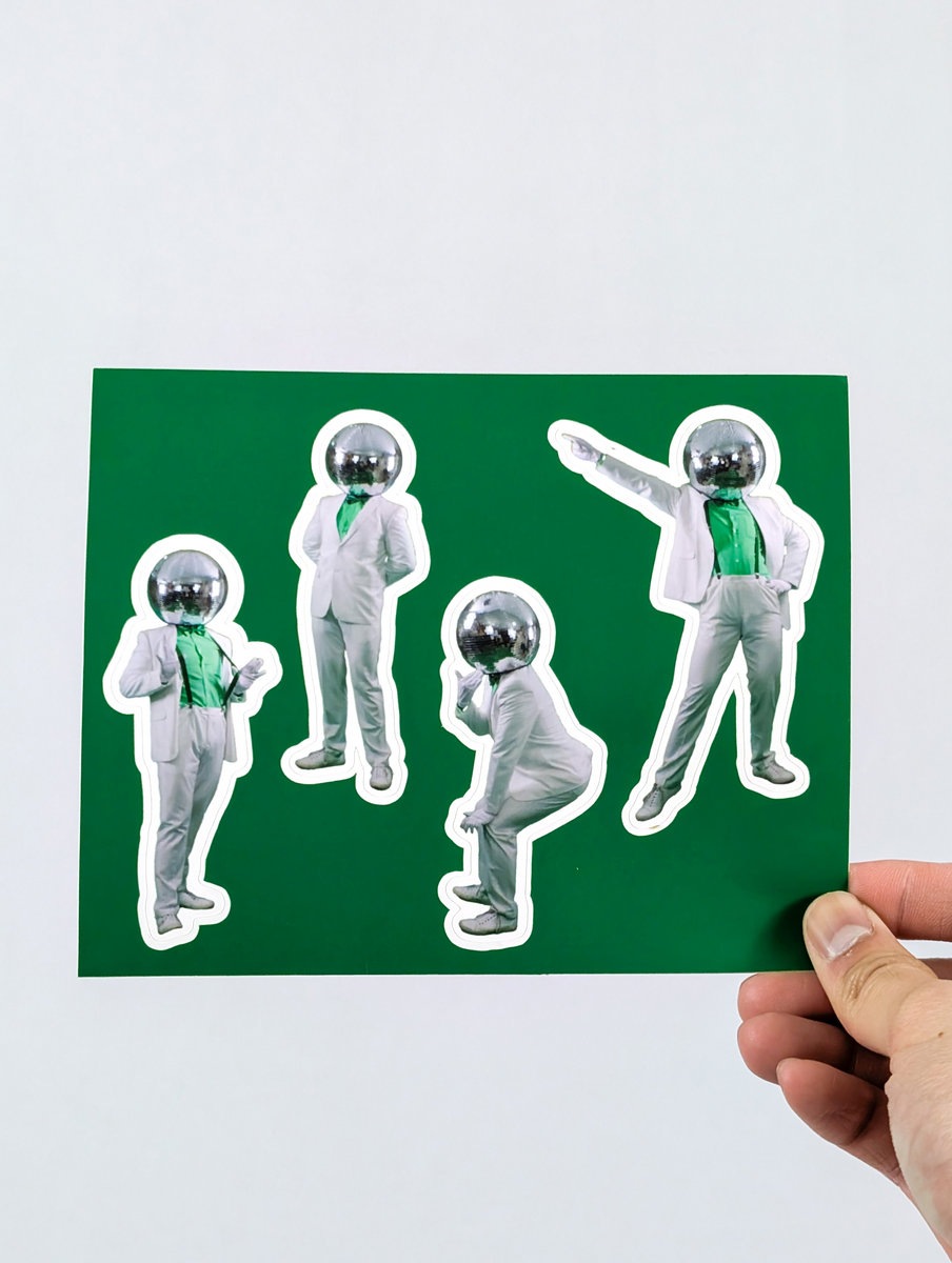 🎱 "Disco Scratch" Sticker Sheet | Discoholic