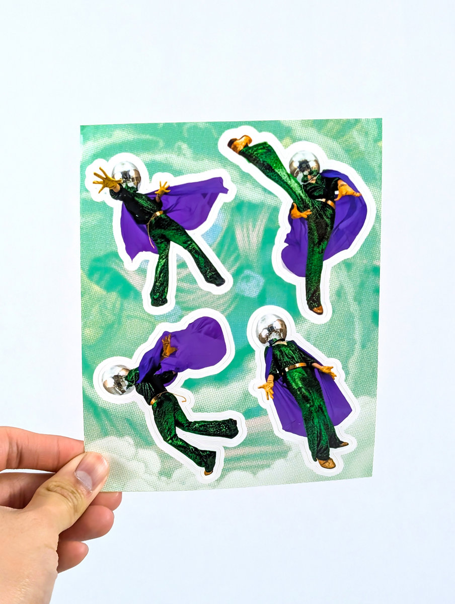 🕷 "Discosterio" Sticker Sheet | Discoholic