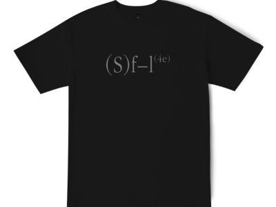 Seefeel Silver Logo T-shirt - Black | Seefeel