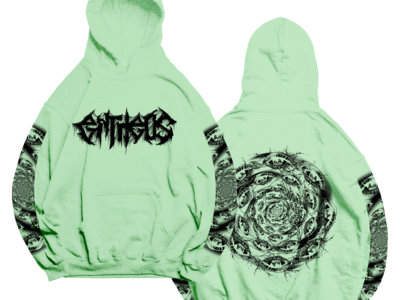 ENTHEOS SPIRAL EYES MINT HOODIE | ENTHEOS