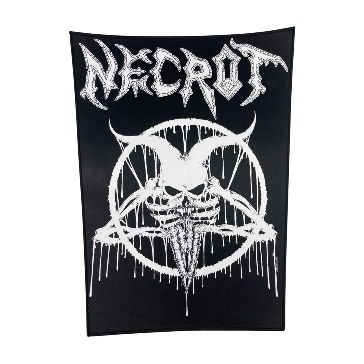 Demongram Back Patch - Black | Necrot