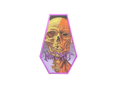 Face of Death Coffin Patch - Purple Trim | Necrot
