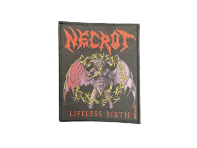 Lifeless Birth Square Patch - Black | Necrot