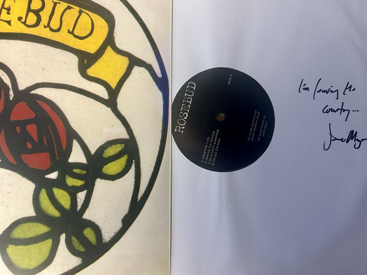 Rosebud Vinyl - Signed with Song Titles by James Major (1 copy for each ...