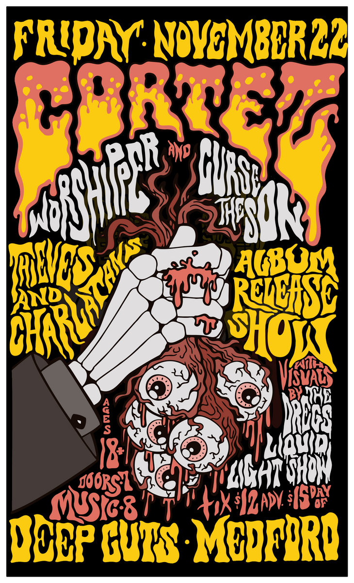 Limited edition’Thieves And Charlatans’ album release poster | Cortez