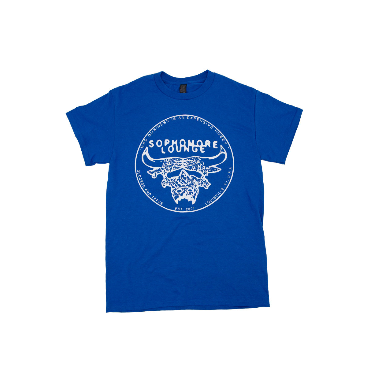 SL 'Bull Logo' T-Shirt (blue edition) | Sophomore Lounge