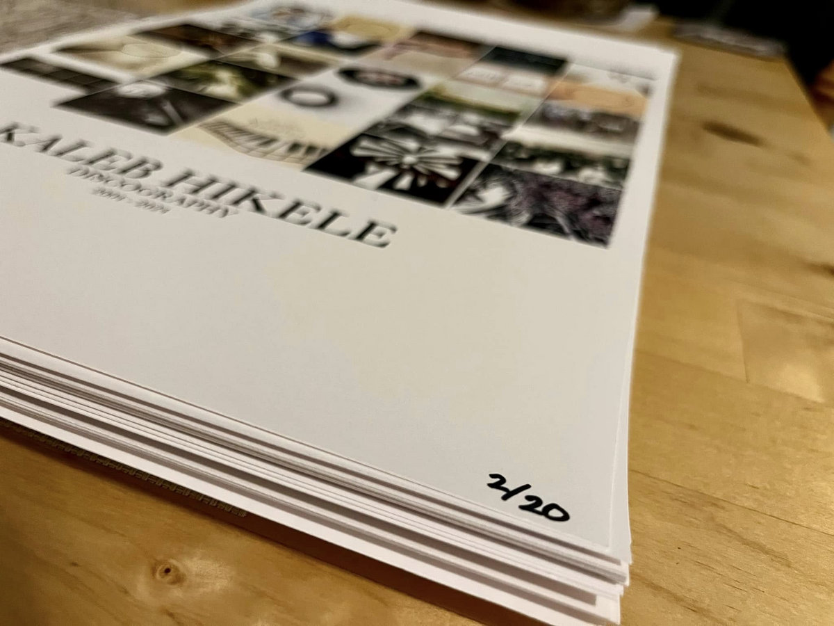 Limited/Numbered Discography Posters: 20 Years | The Sun Harmonic