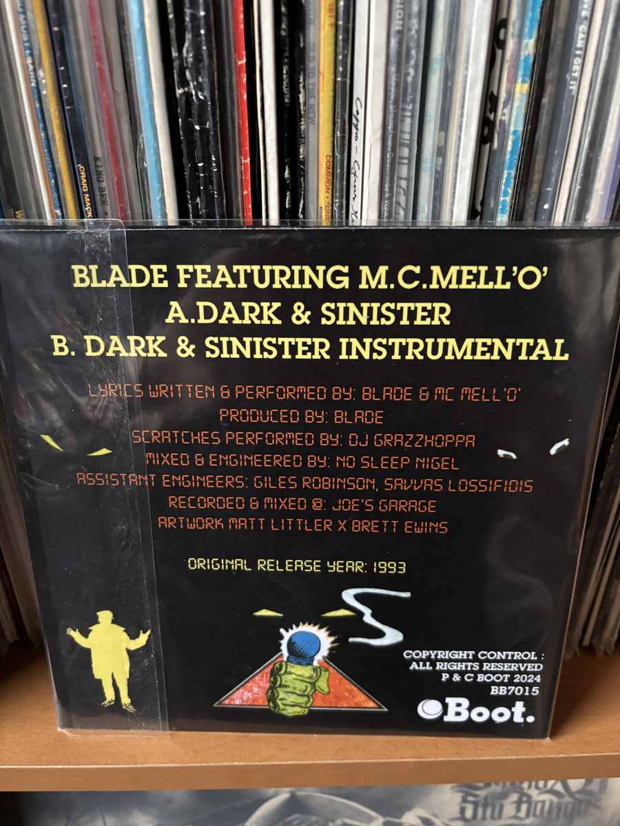 Dark And Sinister feat.MC Mell'o' | Blade | Boot Records