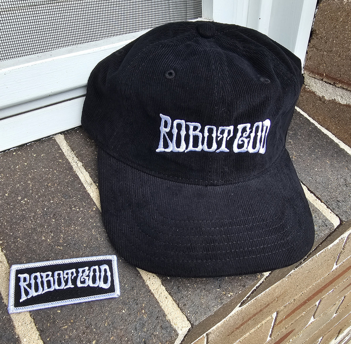 Robot God - Black Cord Cap with free patch | Robot God