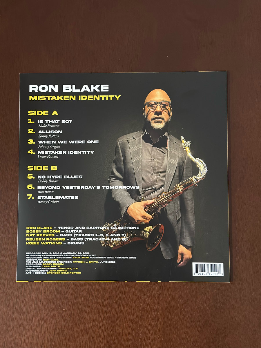 Mistaken Identity | Ron Blake