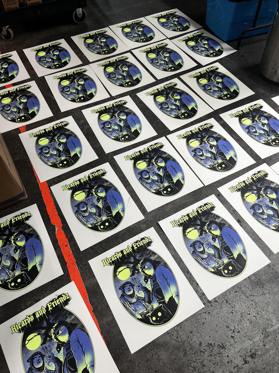 Official Ricardo and Friendz the Movie Poster | Forbidden Place Records