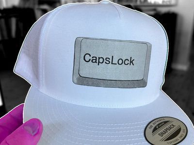 CAPS LOCK caps (white) | Gouldian Finch