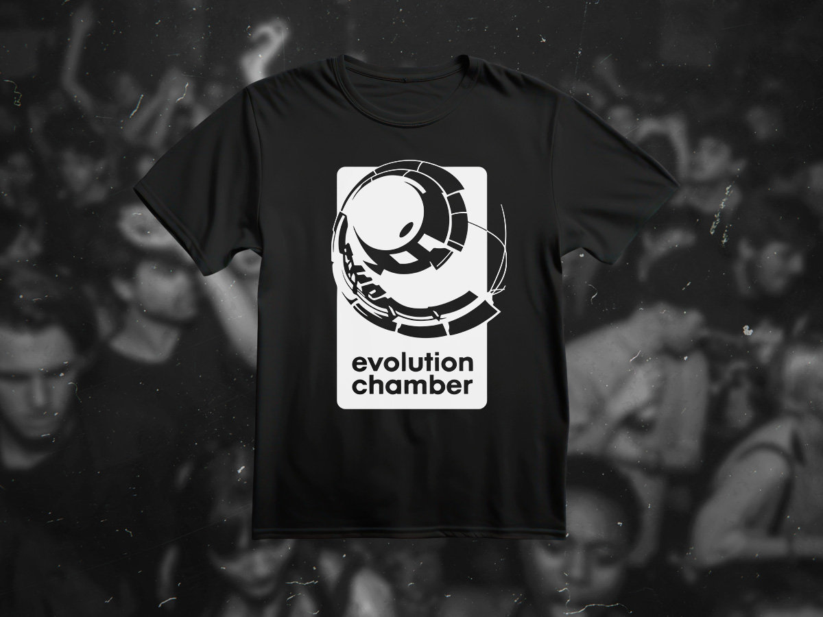Men's Black Tee (Full Print) | Evolution Chamber