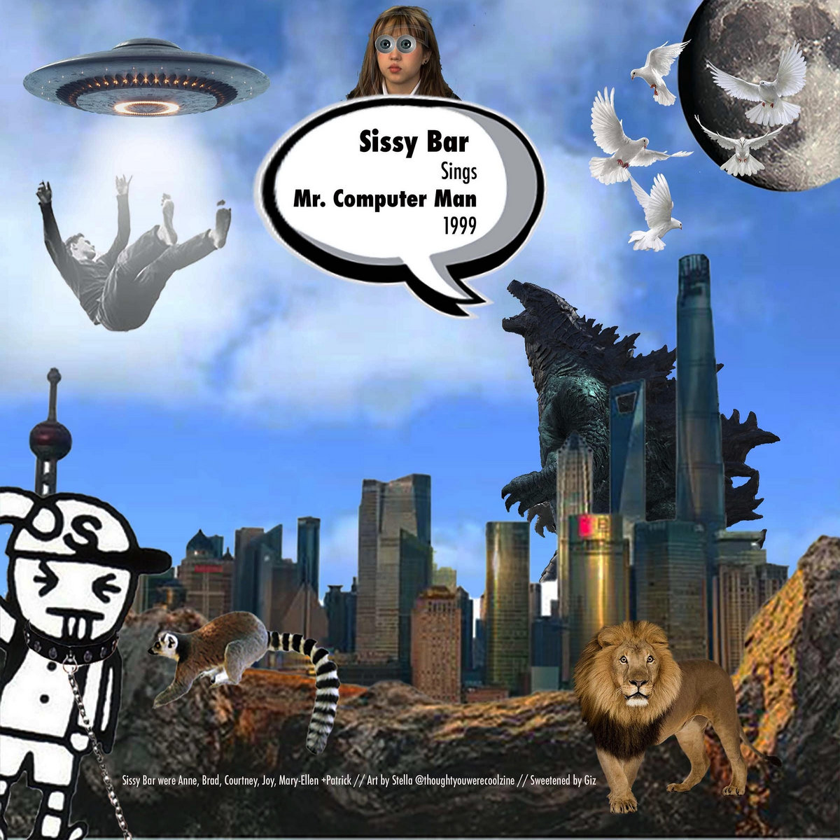 Sissy Bar - Mr. Computer Man (GJR016) | Sissy Bar | Golly Jane Records