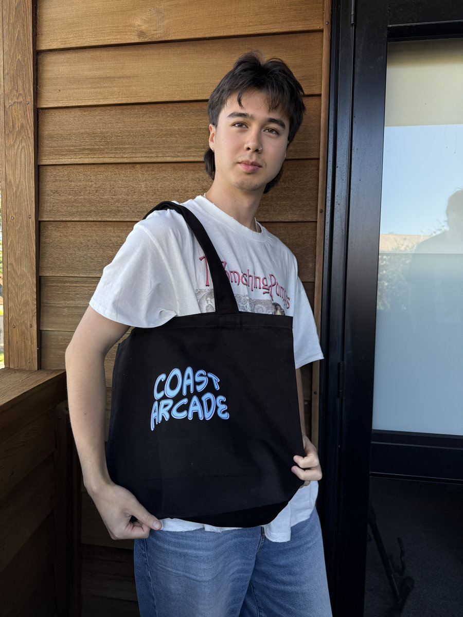 Coast Arcade Black Canvas Tote | Coast Arcade