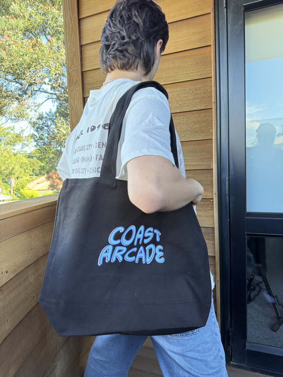 Coast Arcade Black Canvas Tote | Coast Arcade
