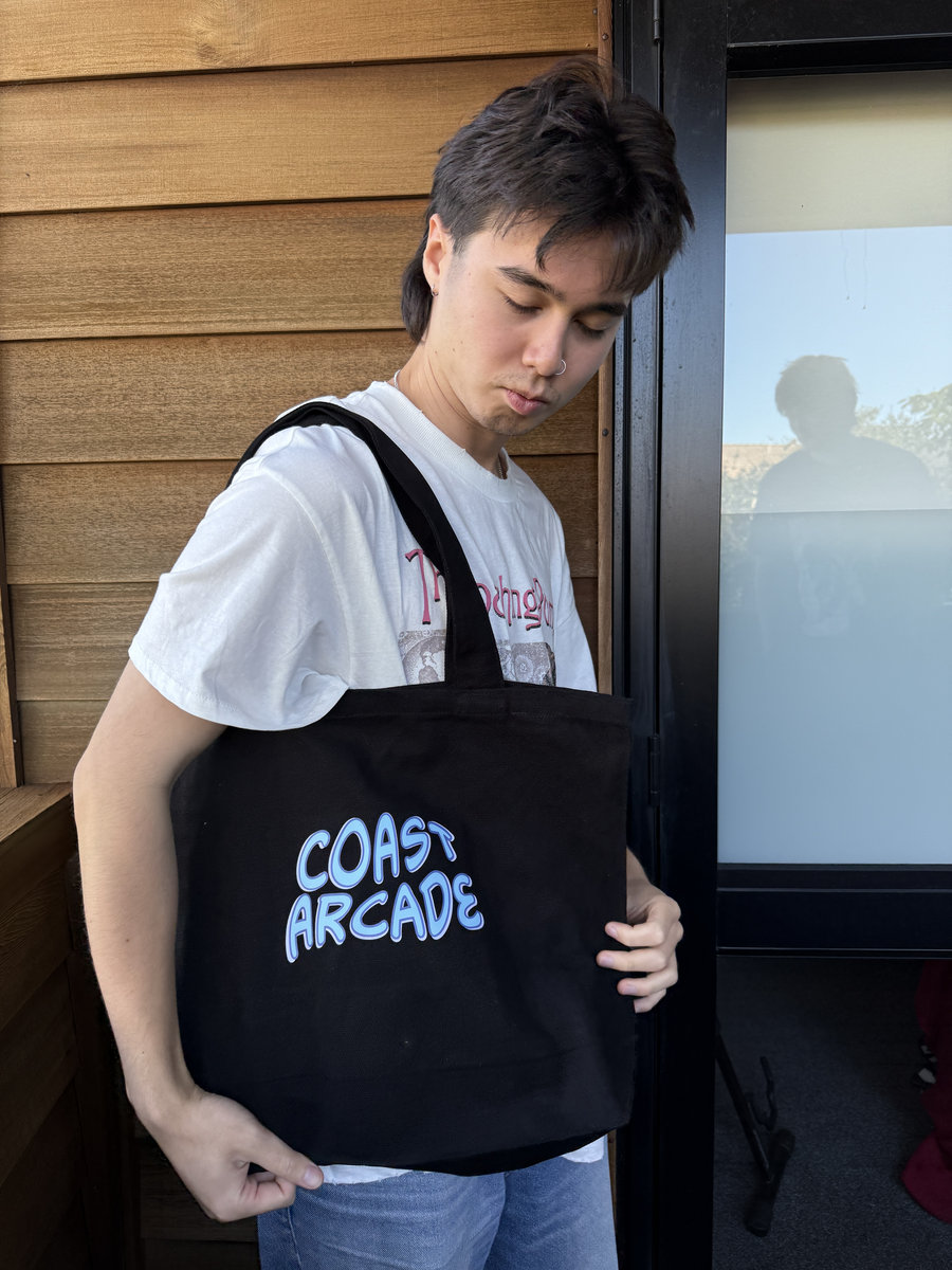Coast Arcade Black Canvas Tote | Coast Arcade