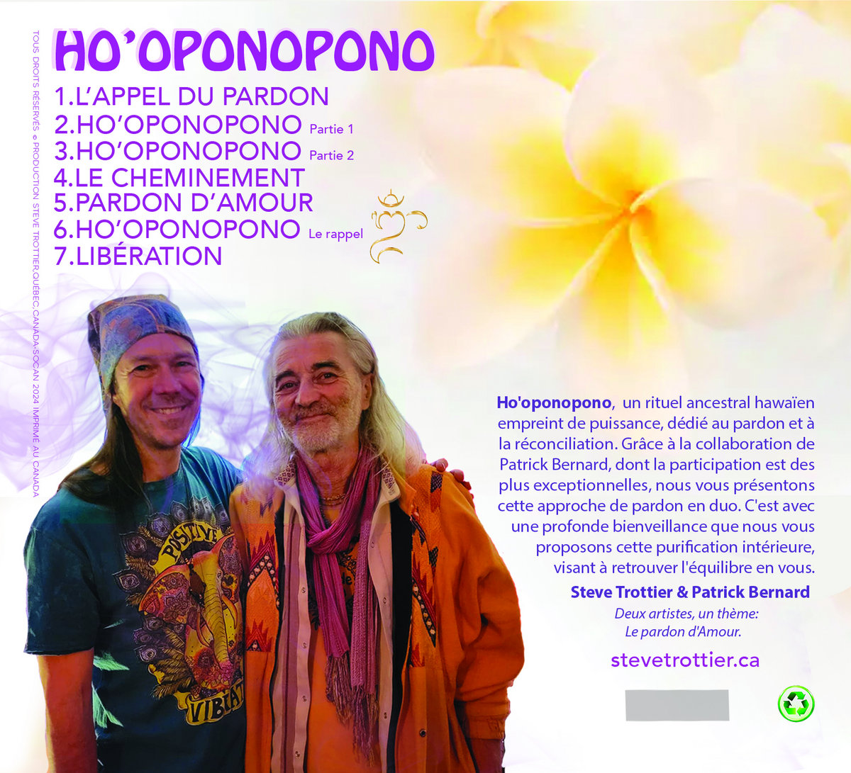 Ho'oponopono Pardon d'amour | Steve Trottier