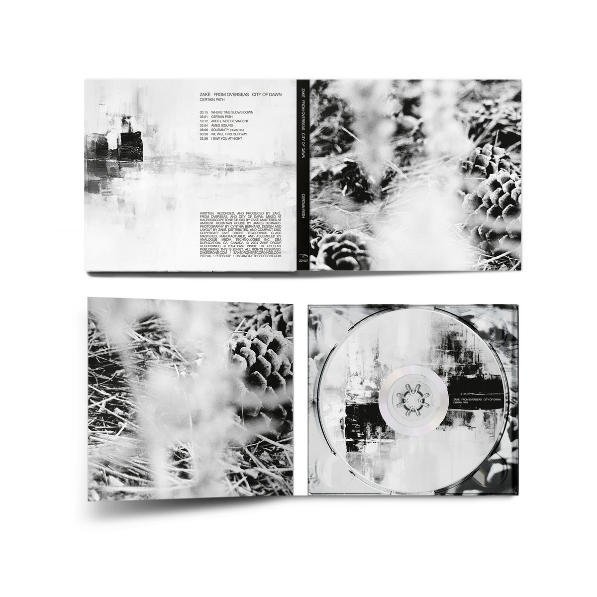 Certain Path - 4-Panel Digipak CD by zakè, From Overseas, City of Dawn ...