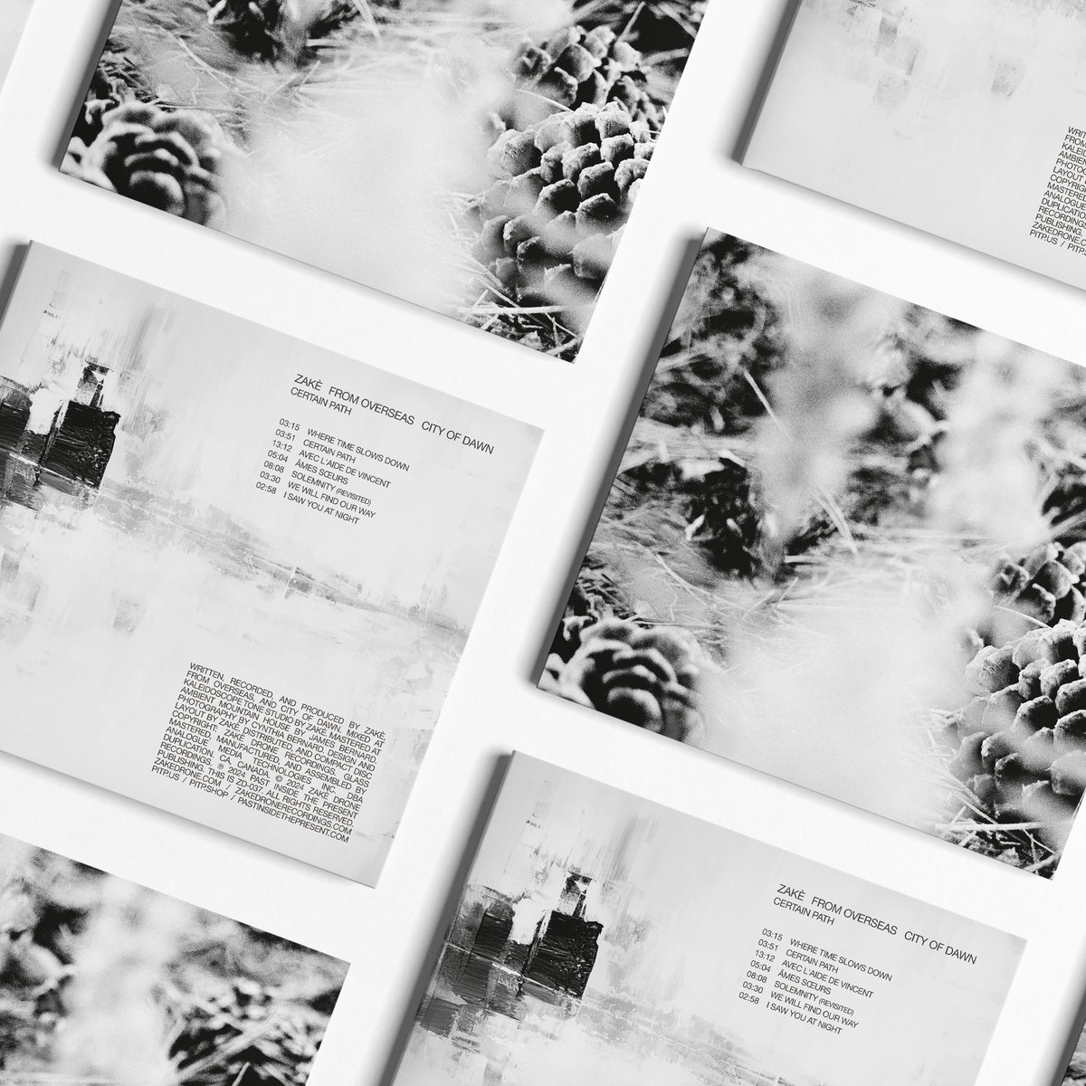 Certain Path - 4-Panel Digipak CD by zakè, From Overseas, City of Dawn ...