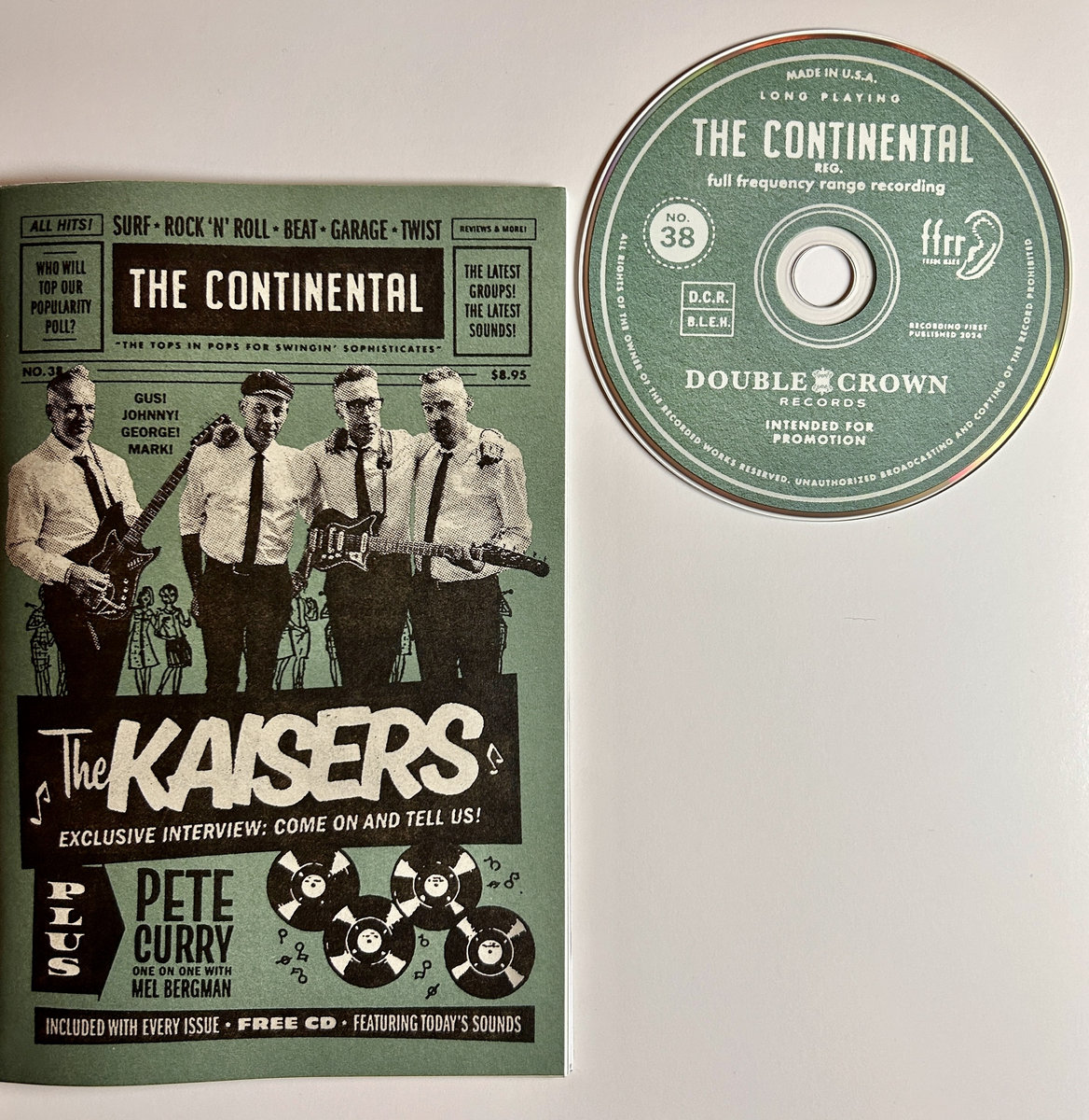 *NEW/SALE* THE CONTINENTAL magazine No. 38 with THE KAISERS, PETE CURRY ...