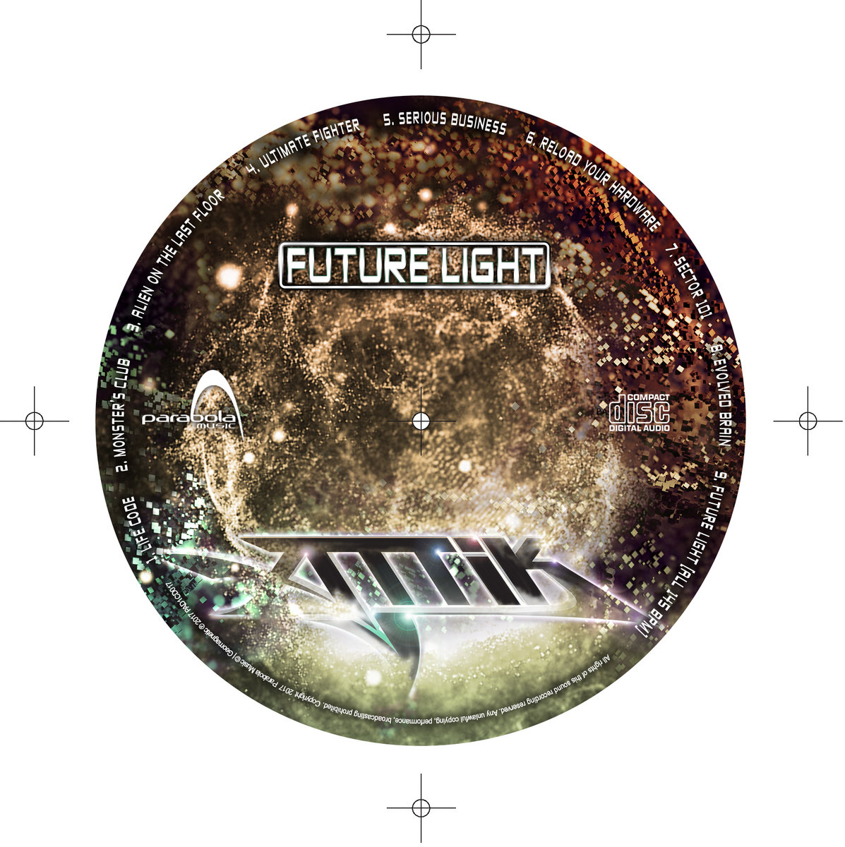 Attik (Mexico) - Future Light (PAO1CD017) | Attik (Mexico) | Parabola Music