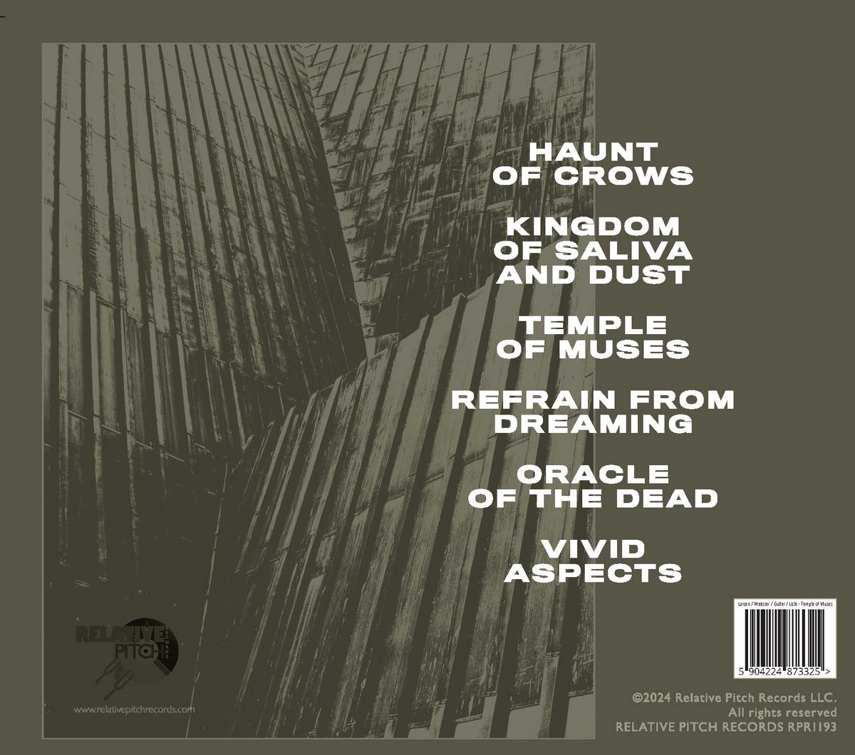 Temple of Muses | Stian Larsen / Colin Webster / Ruth Goller / Andrew ...