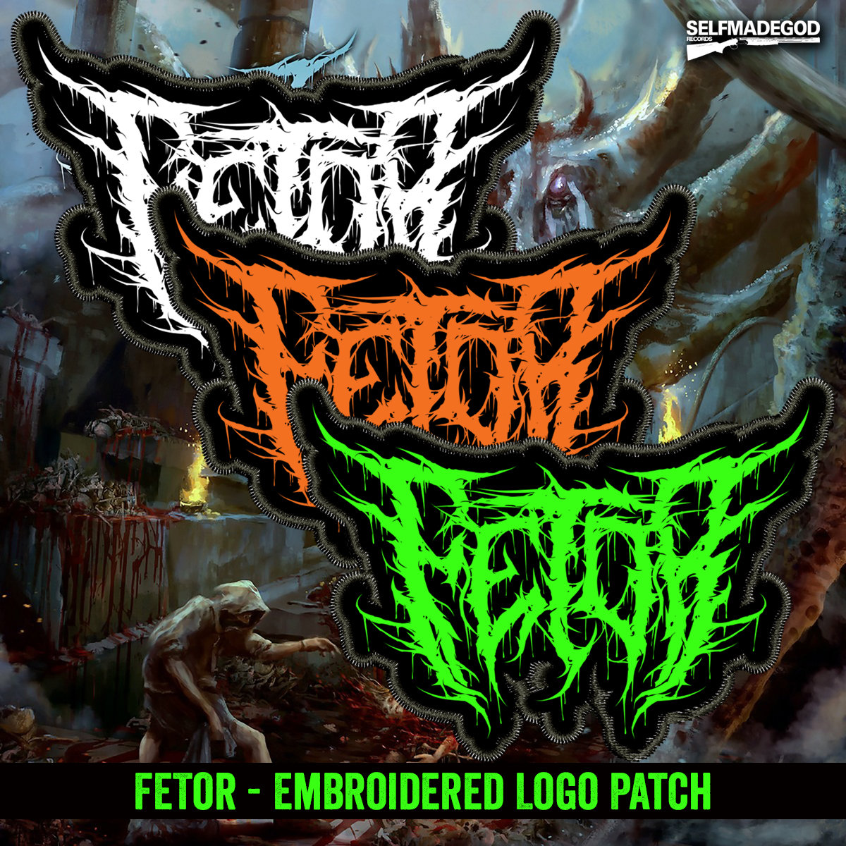 FETOR - Logo PATCH BUNDLE (3 x patch) | Selfmadegod
