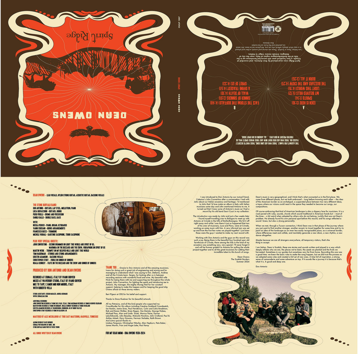 Spirit Ridge | Dean Owens | Continental Record Services