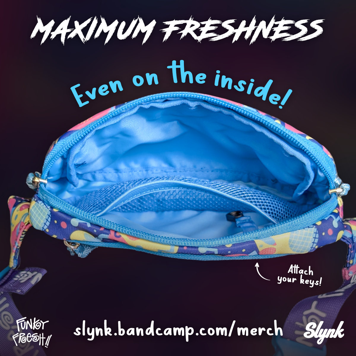 Funky Fresh Fanny Pack / Crossbody Bag | Slynk
