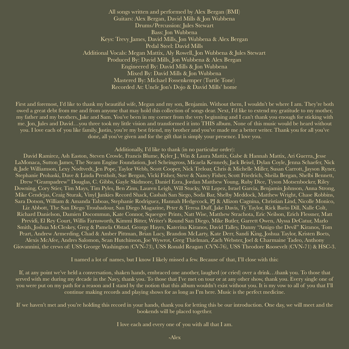 Undercover | Alex Bergan