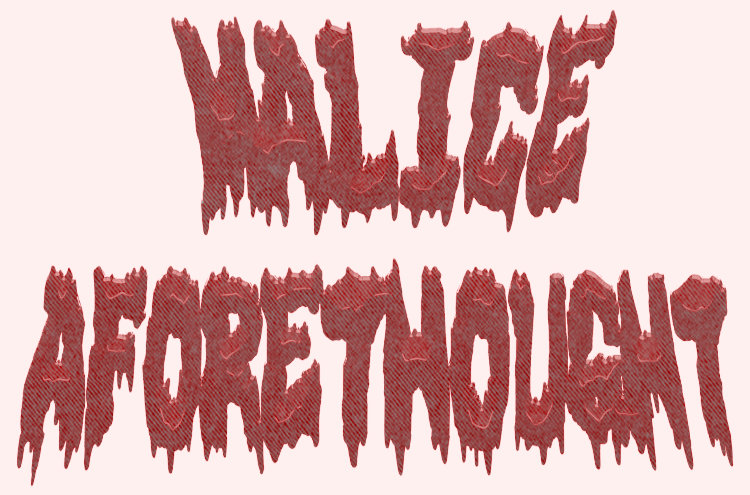 A Beautiful Young Woman With A Bright Future | Malice Aforethought