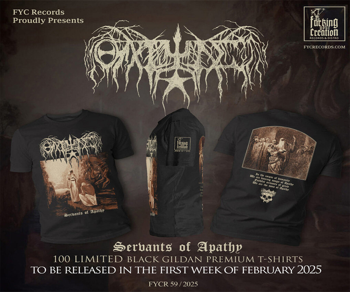 Servants of Apathy Official T-Shirt | Θλίψις/ Thlipsis