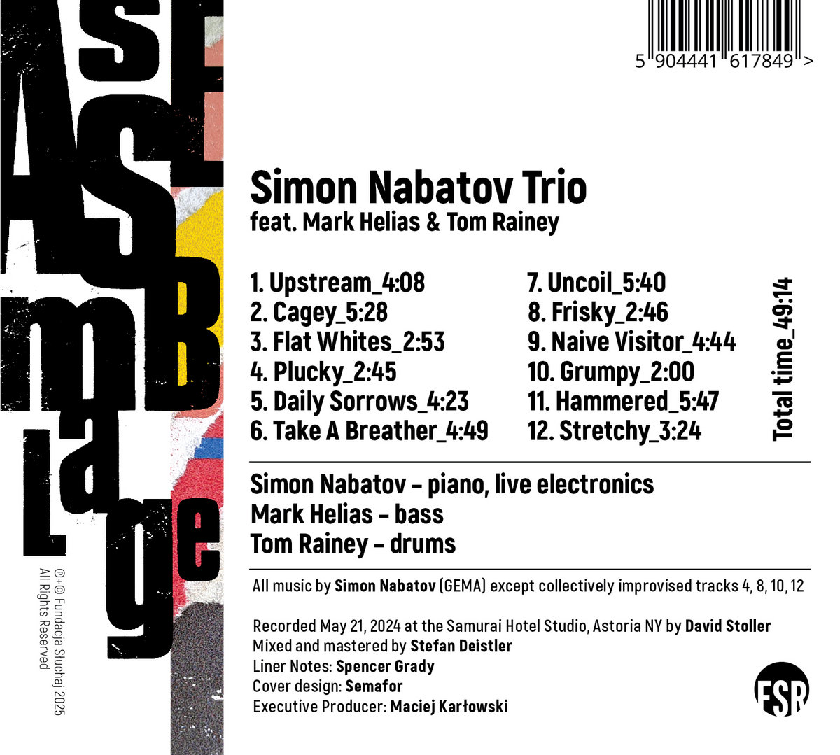 Assemblage | Simon Nabatov Trio feat. Mark Helias & Tom Rainey ...