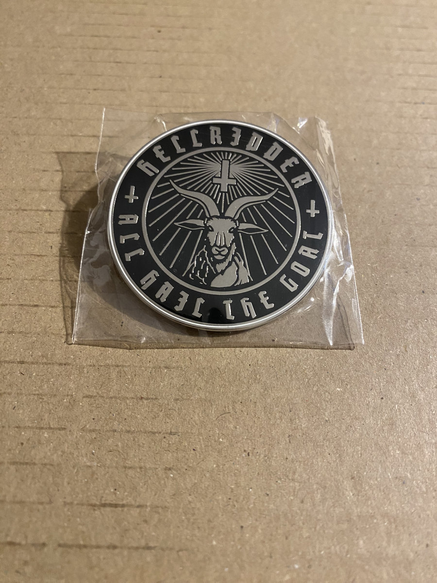 'Goat Master' Circle Enamel Pin Badge | Hellripper